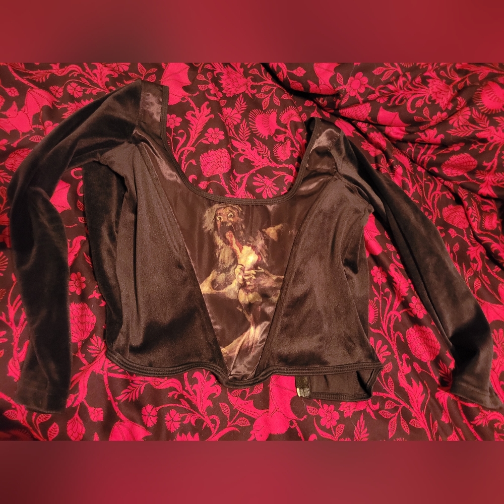 Goya's Saturn Devouring His Children Corset Top - Gem